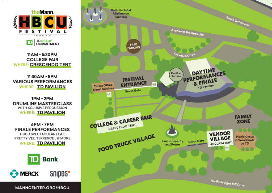 Mann Center For The Performing Arts - HBCU Festival Presented by TD Bank