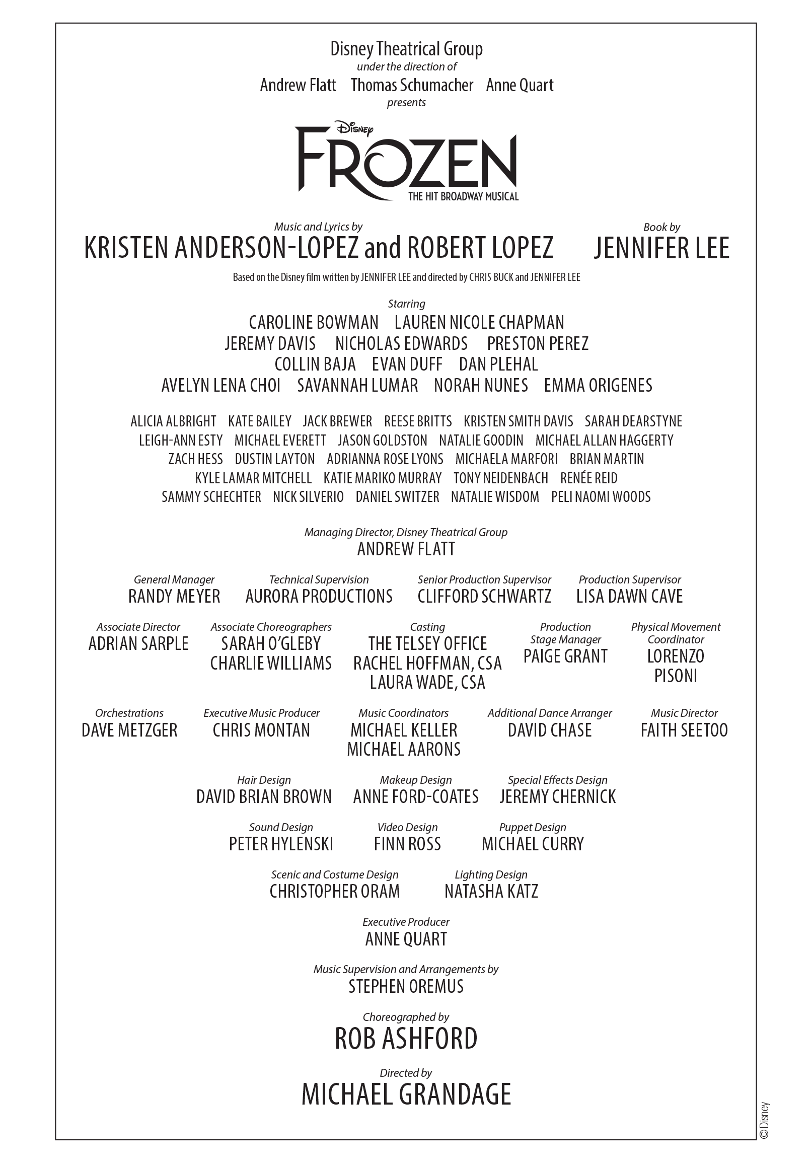 Broadway in Toledo - Disney's FROZEN